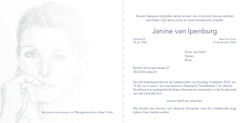 Uitvaart Janine - B.C. Oog in Al